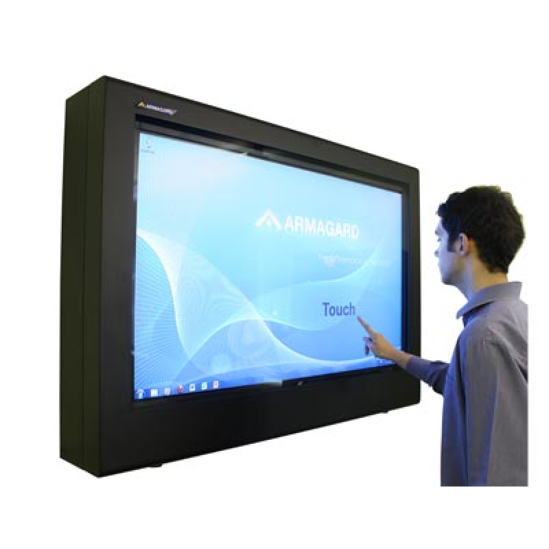 signage layar sentuh teknologi layar sentuh digital dengan iklan ...