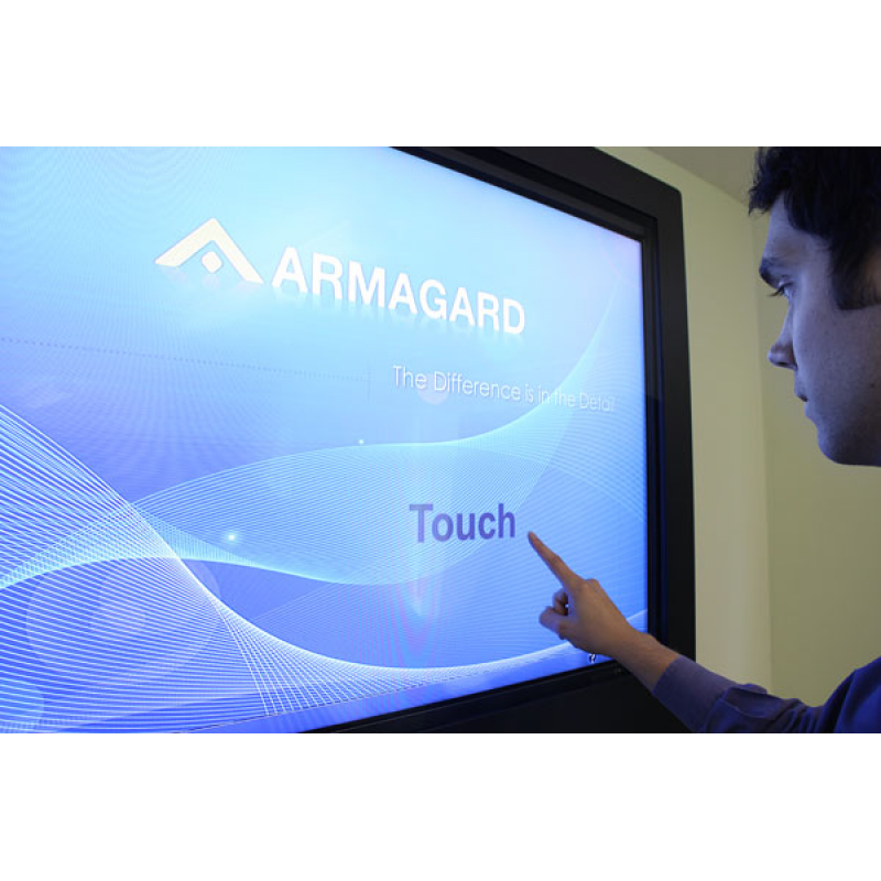 signage layar sentuh teknologi layar sentuh digital dengan iklan ...